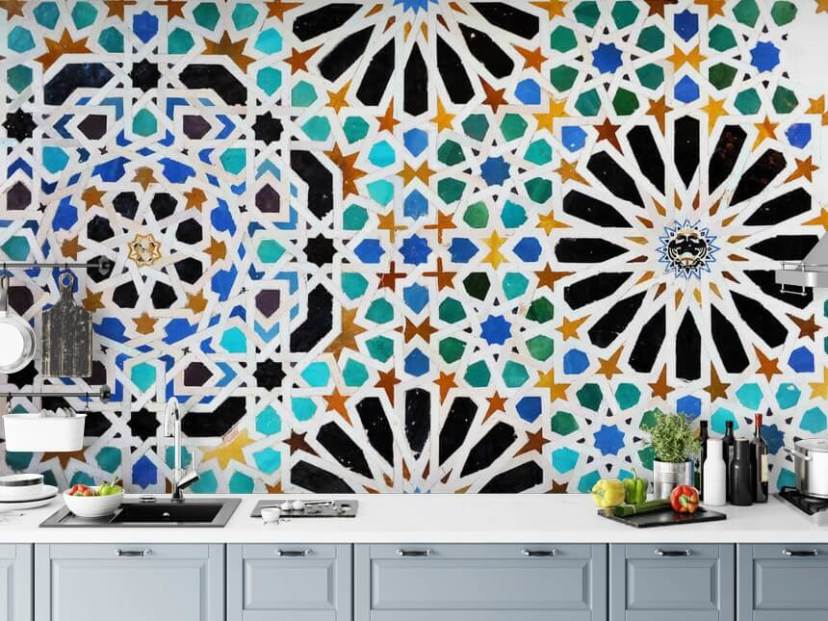 Tile Wallpaper - Tile Effect Wall Murals | Wallsauce UK