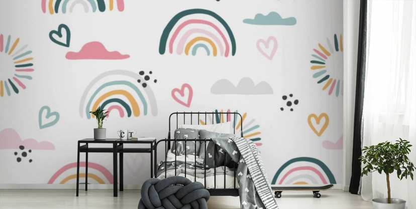 Rainbow Wallpaper and Wall Murals | Wallsauce US