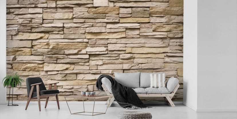 Stone Wallpaper & Stone Effect Wall Murals | Wallsauce US