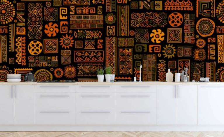 Tribal Wallpaper & Ethnic Wall Murals | Wallsauce UK