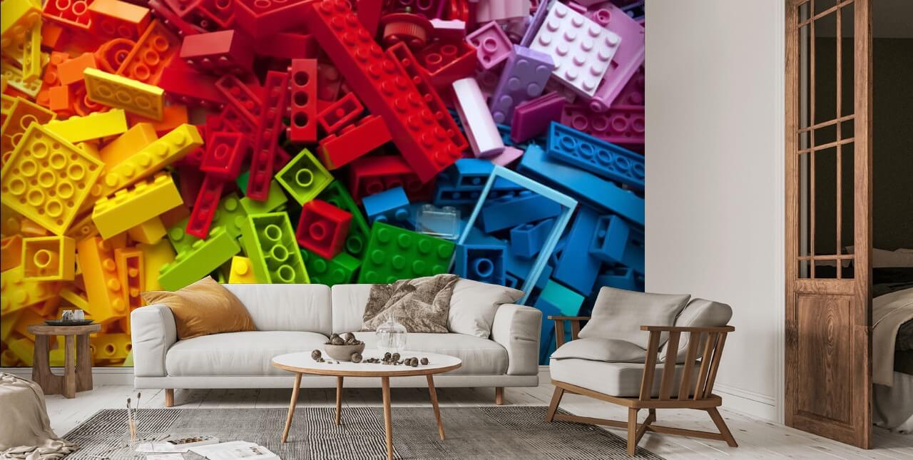 Construction Toys Wallpaper | Wallsauce UK