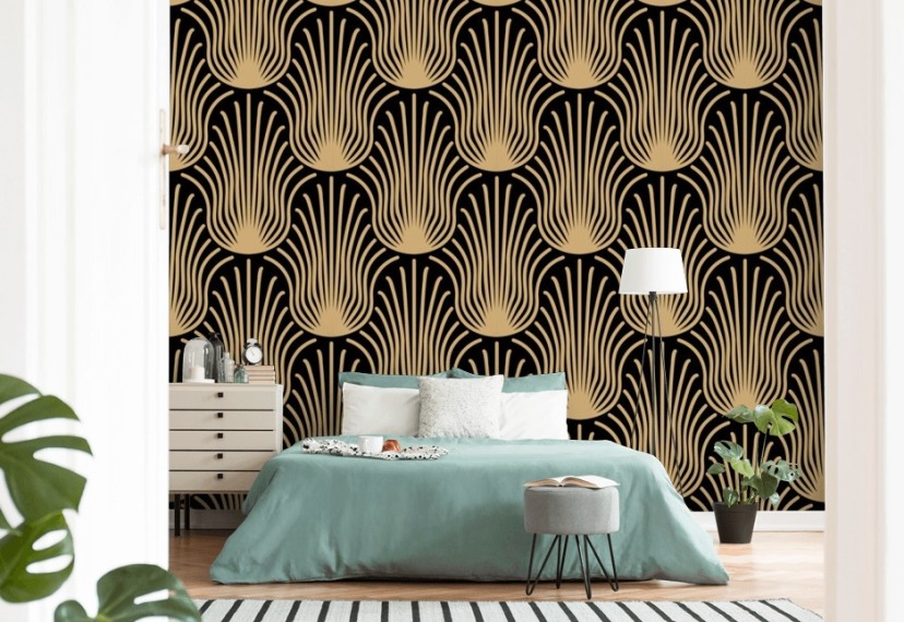 Papel pintado y murales de pared Art Deco | Wallsauce ES