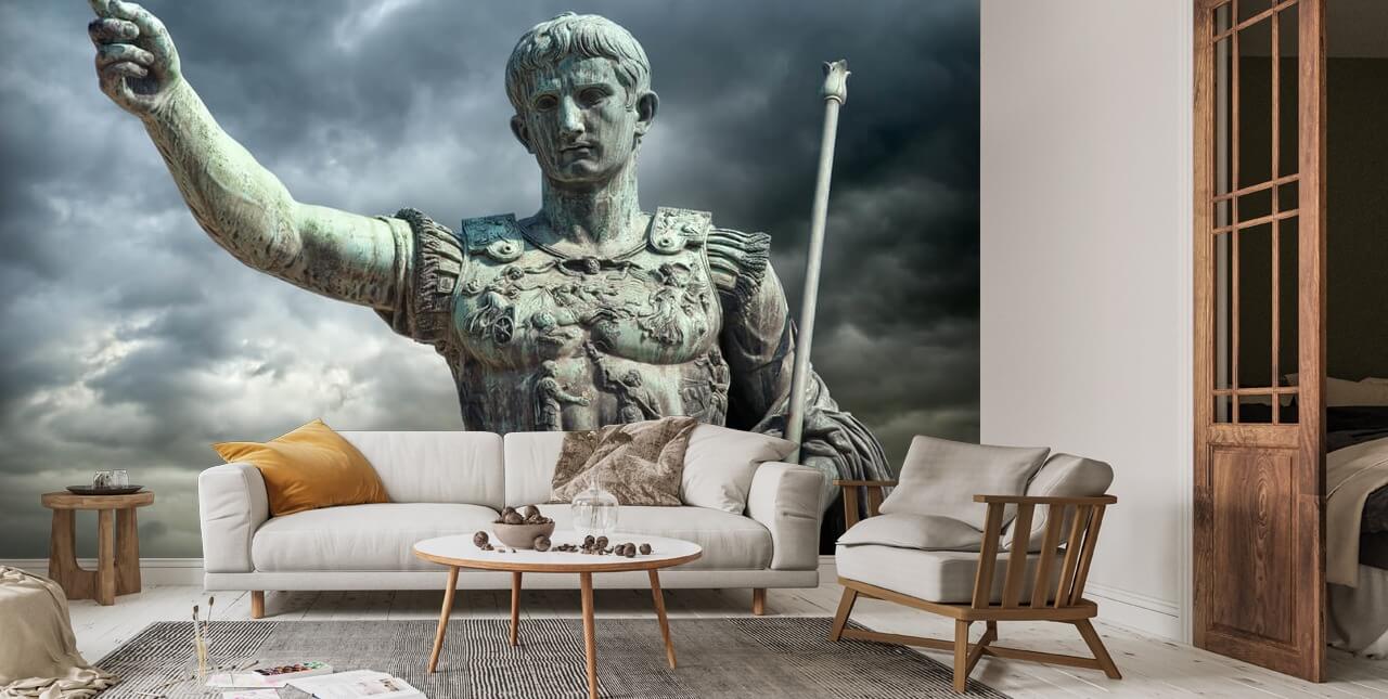 Statue of Caesar, Rome Wall Mural | Wallsauce AU
