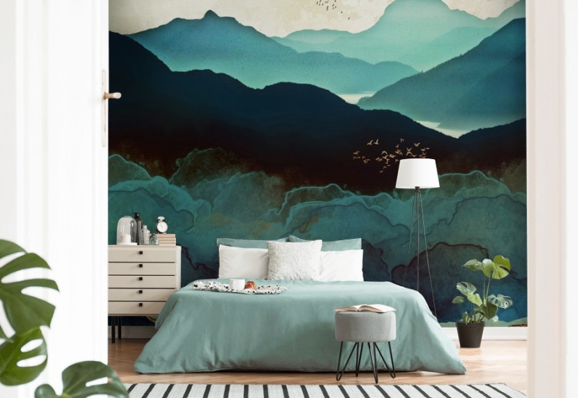 Abstract behang en abstracte muurschilderingen | Wallsauce NL