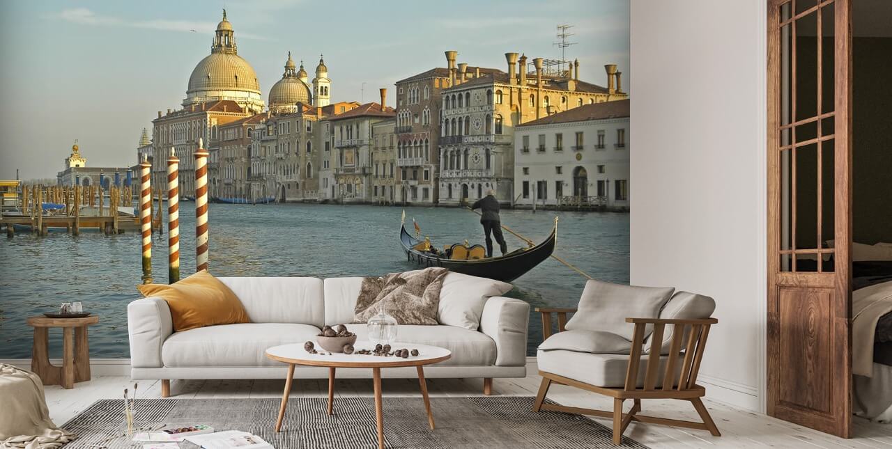 Grand Canal Gondola Wallpaper | Wallsauce EU
