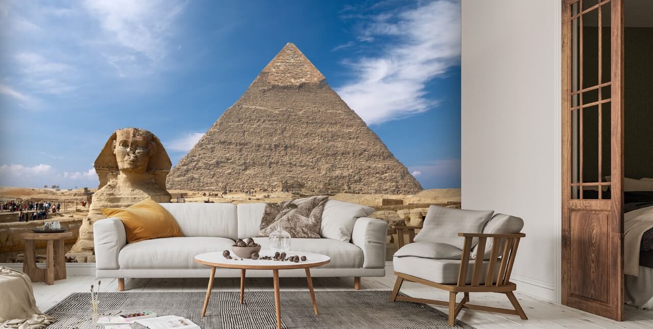 Great Pyramid at Giza Wallpaper Mural | Wallsauce AU
