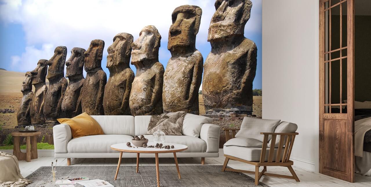 Easter Island Wallpaper Mural | Wallsauce US
