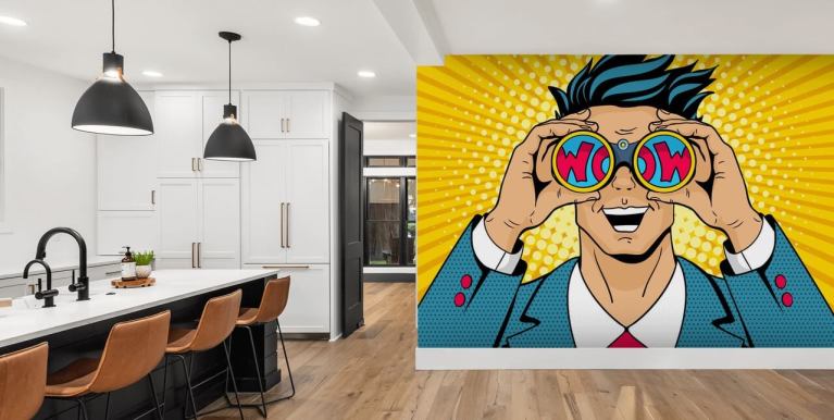 Retro Wallpaper & Wall Murals | Wallsauce US