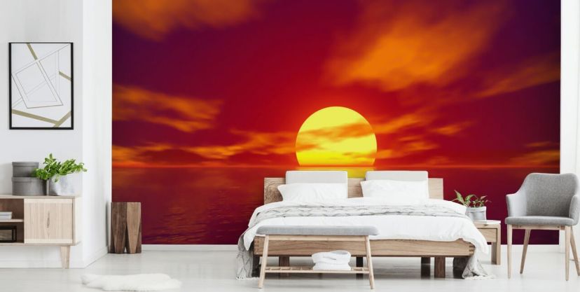 Red Wallpaper & Wall Murals | Wallsauce UK