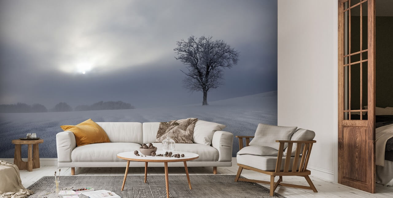 Winter Impression Wall Mural | Wallsauce US