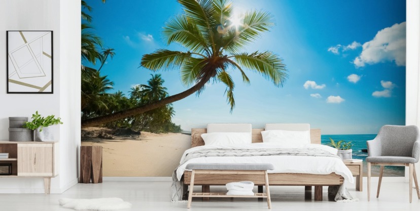 Tropical Beach Wallpaper & Wall Murals | Wallsauce US