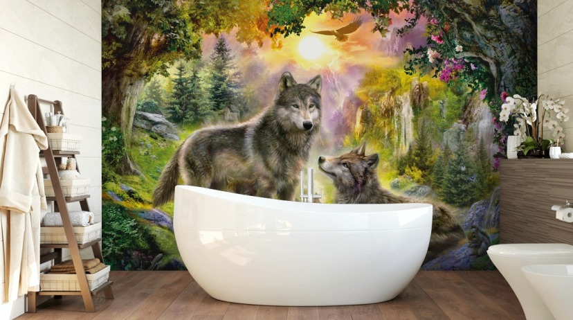 Wolf Wallpaper and Wall Murals | Wallsauce UK