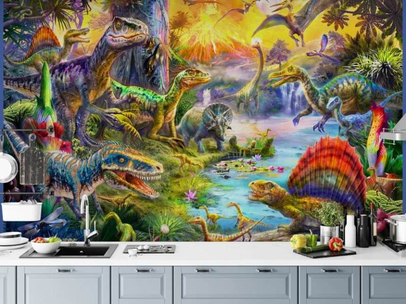 Dinosaur Wallpaper & Wall Murals | Wallsauce UK