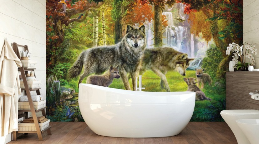 Wolf Wallpaper and Wall Murals | Wallsauce UK