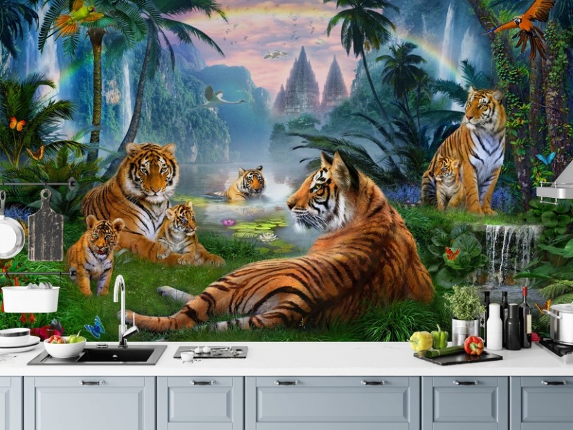 Tiger Wallpaper & Wall Murals | Wallsauce AU