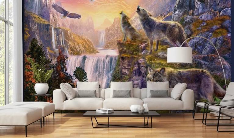 Wolf Wallpaper and Wall Murals | Wallsauce UK