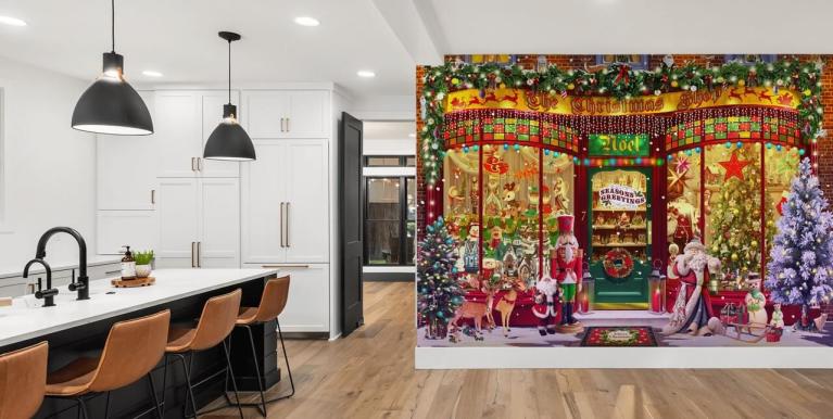 Winter & Christmas Wallpaper Wall Murals | Wallsauce US