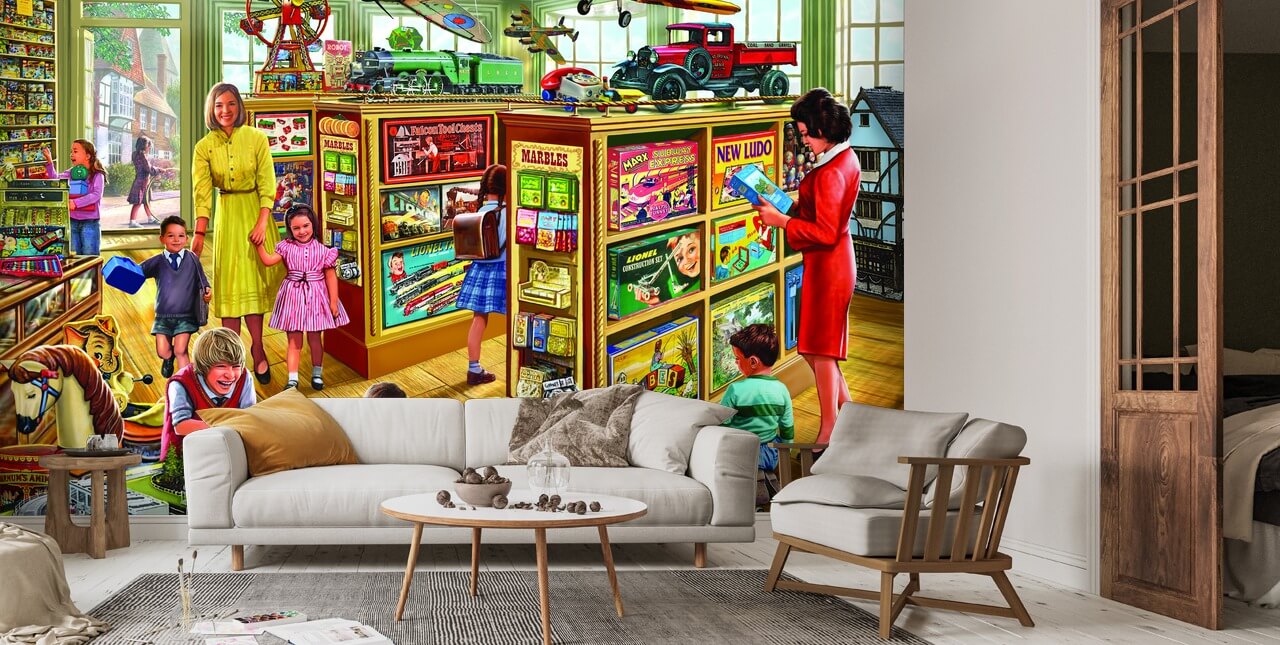 Toy Shop Wallpaper | Wallsauce UK