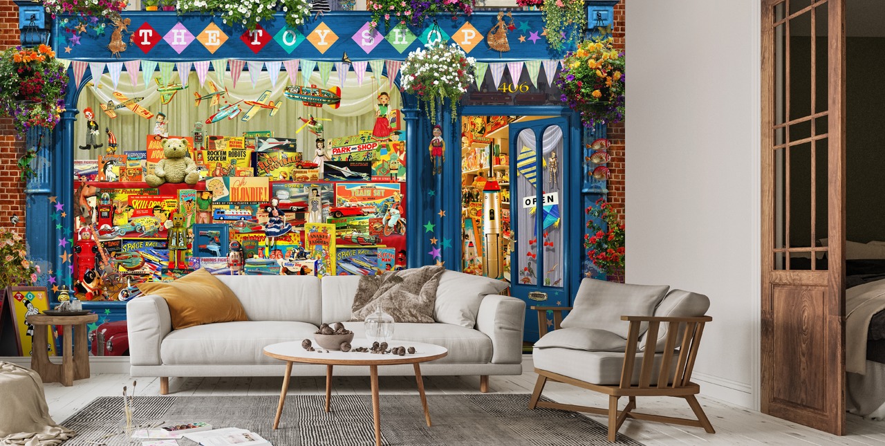 Toy Shop Front Wallpaper | Wallsauce UK