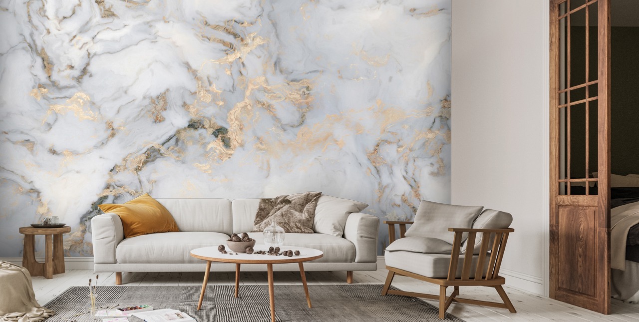 Dekadent marmor tapet | Wallsauce SE