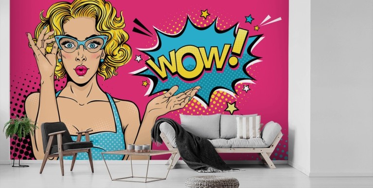 Pop Art Wallpaper & Wall Murals | Wallsauce UK