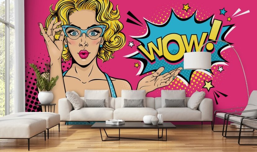 Pop Art Wallpaper & Wall Murals | Wallsauce UK