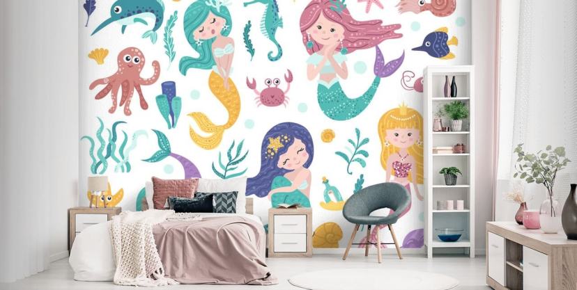 Mermaid Wallpaper | Wallsauce US