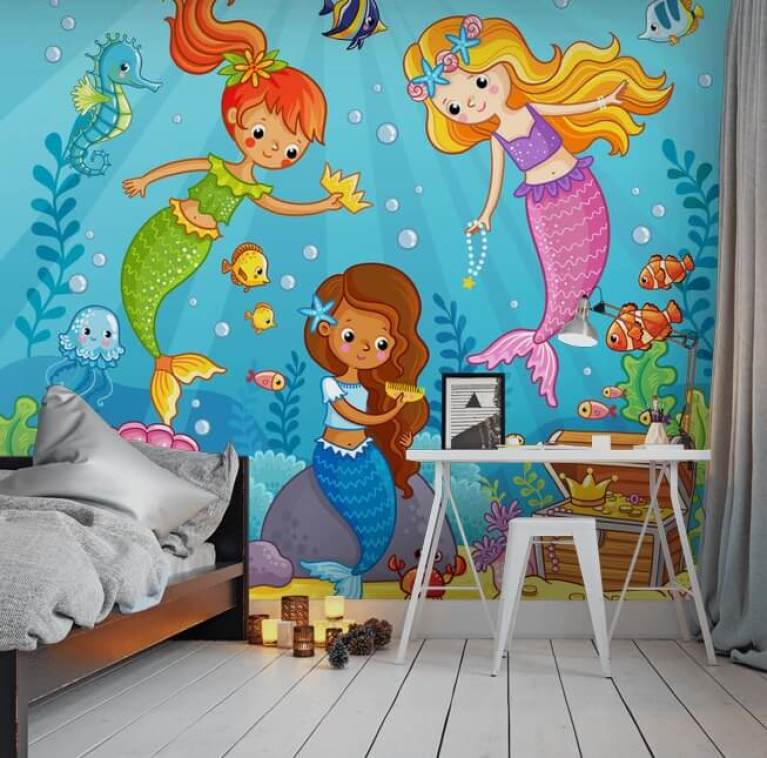Mermaid Wallpaper | Wallsauce US