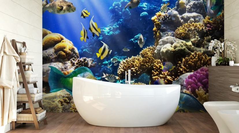 Fish Wallpaper & Tropical Fish Murals | Wallsauce US