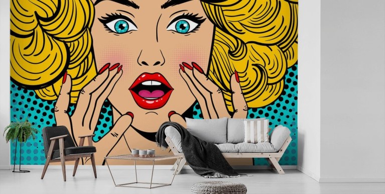 Pop Art Wallpaper & Wall Murals | Wallsauce UK