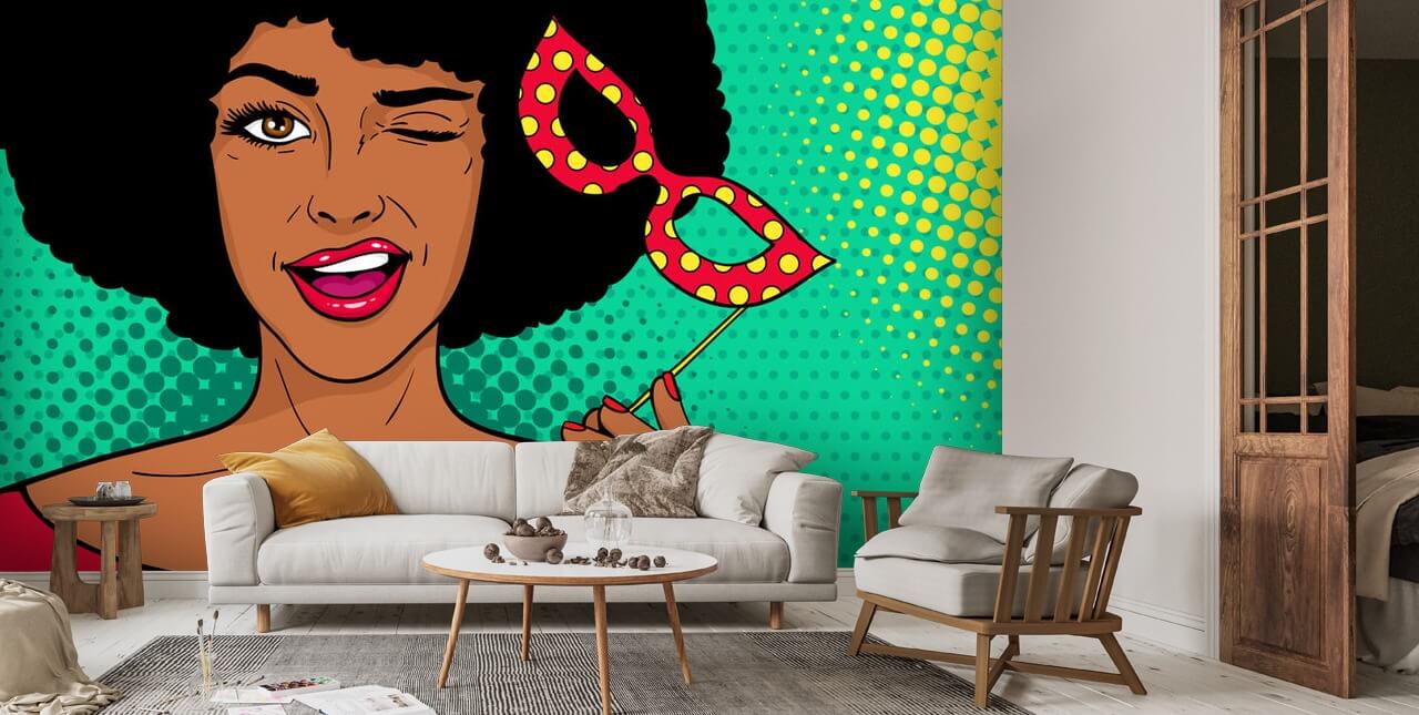 Masquerade Party Wall Mural | Wallsauce US