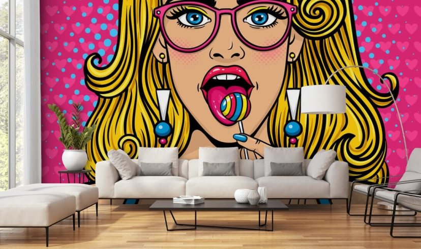 Pop Art Wallpaper & Wall Murals | Wallsauce UK