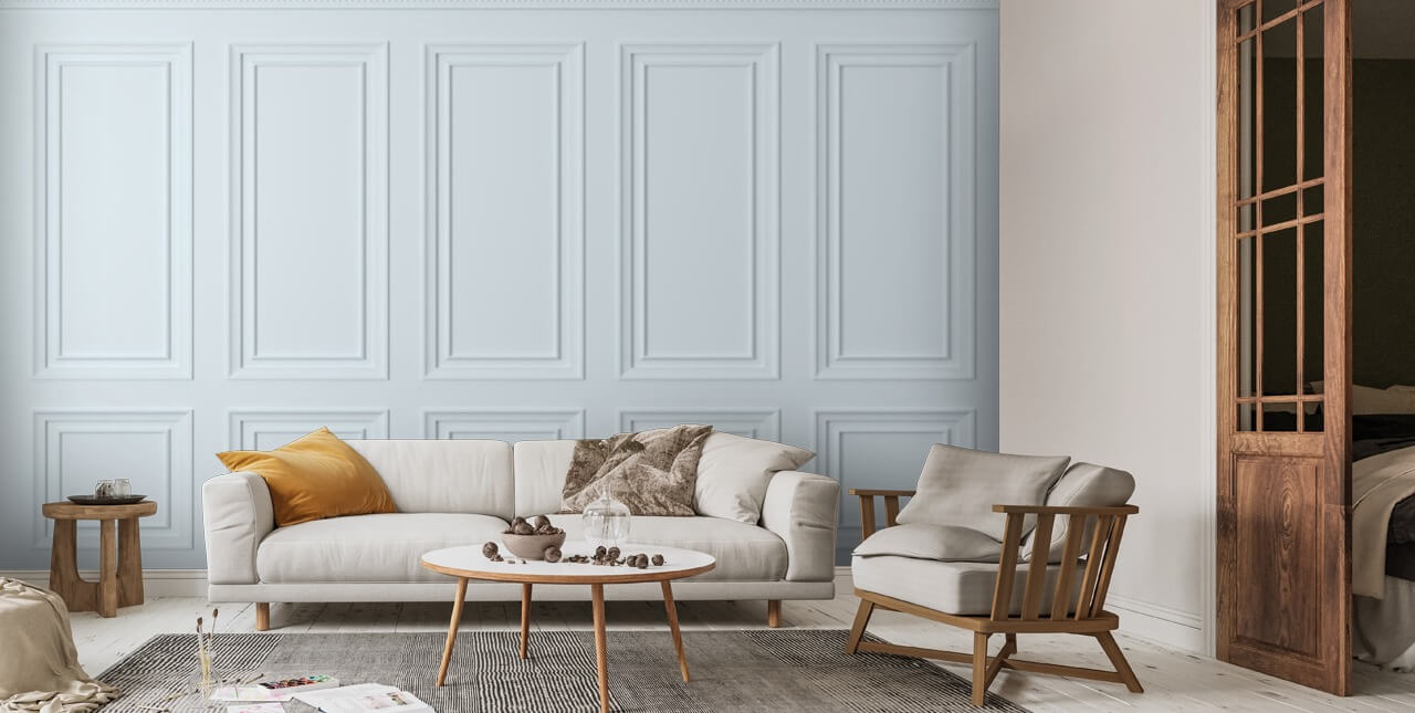 Off White Panel Wallpaper | Wallsauce UK