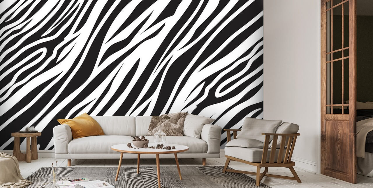Papier Peint Zebra Stripe | Wallsauce FR
