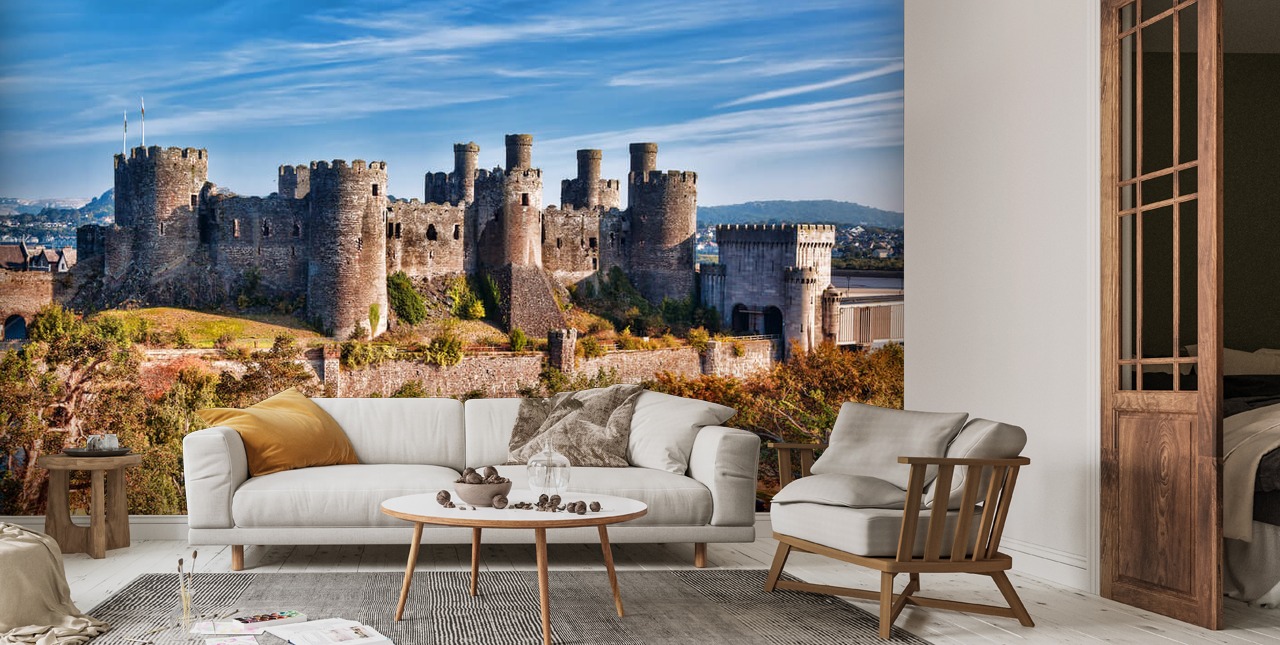 Conwy Castle Taustakuva Seinämaalaus | Wallsauce FI