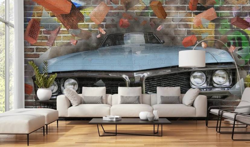 Graffiti behang en muurschilderingen met straatkunst | Wallsauce NL