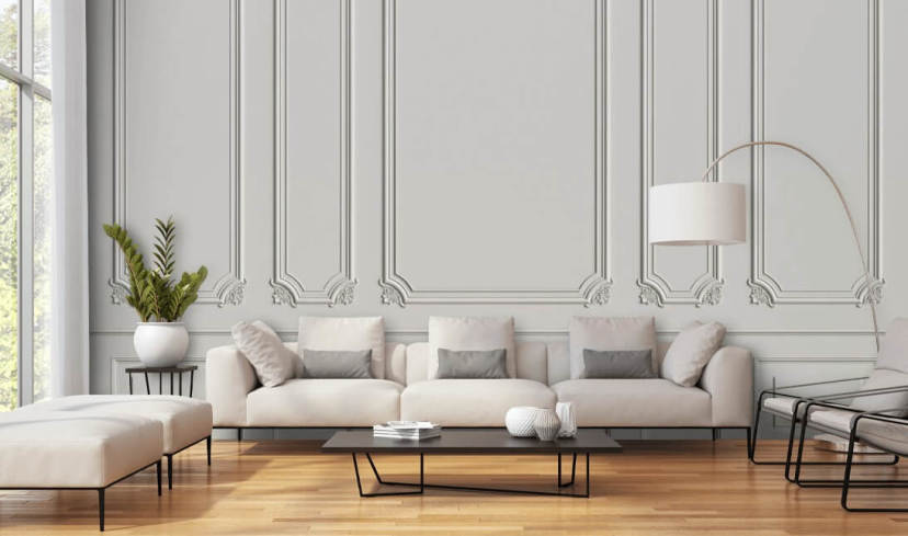 Panel Wallpaper - Wood Panel Effect Wallpaper | Wallsauce US