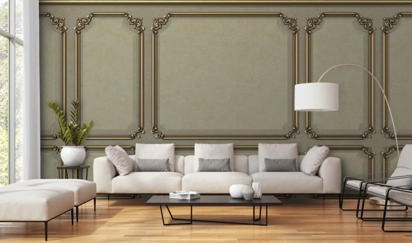 Panel Wallpaper - Wood Panel Effect Wallpaper | Wallsauce US