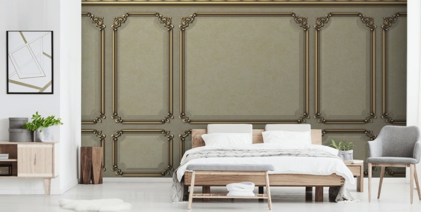 Panel Wallpaper - Wood Panel Effect Wallpaper | Wallsauce US