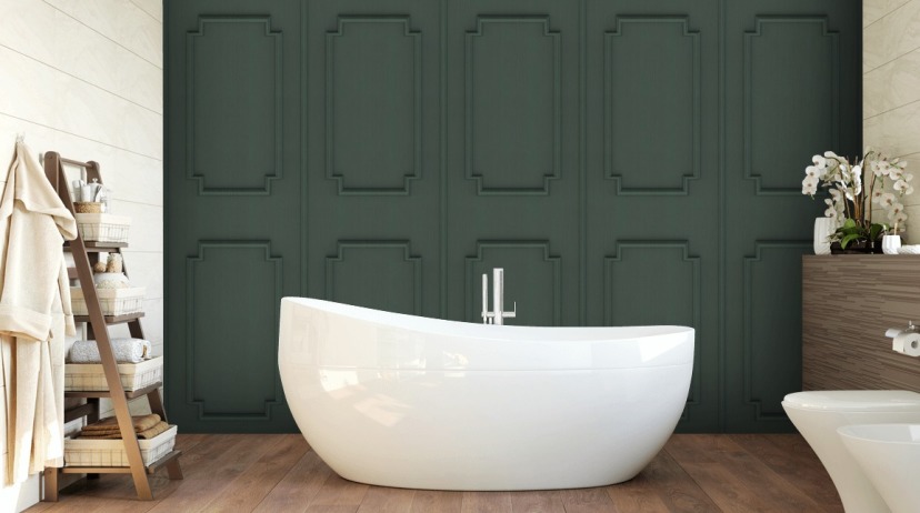 Panel Wallpaper - Wood Panel Effect Wallpaper | Wallsauce UK