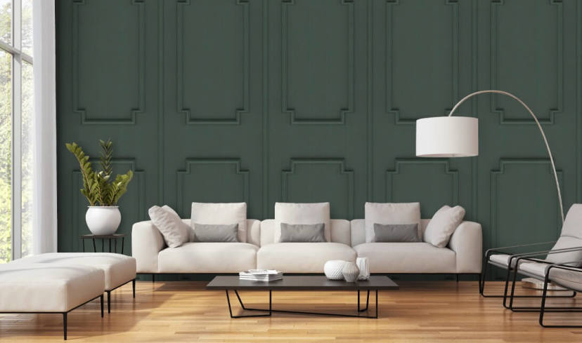 Panel Wallpaper - Wood Panel Effect Wallpaper | Wallsauce US