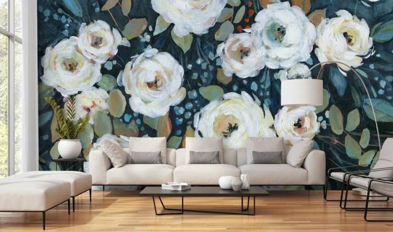 Rose Wallpaper & Wall Murals | Wallsauce UK