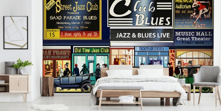 Retro Wallpaper & Wall Murals | Wallsauce US