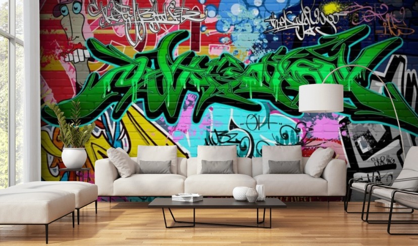 Graffiti behang en muurschilderingen met straatkunst | Wallsauce NL