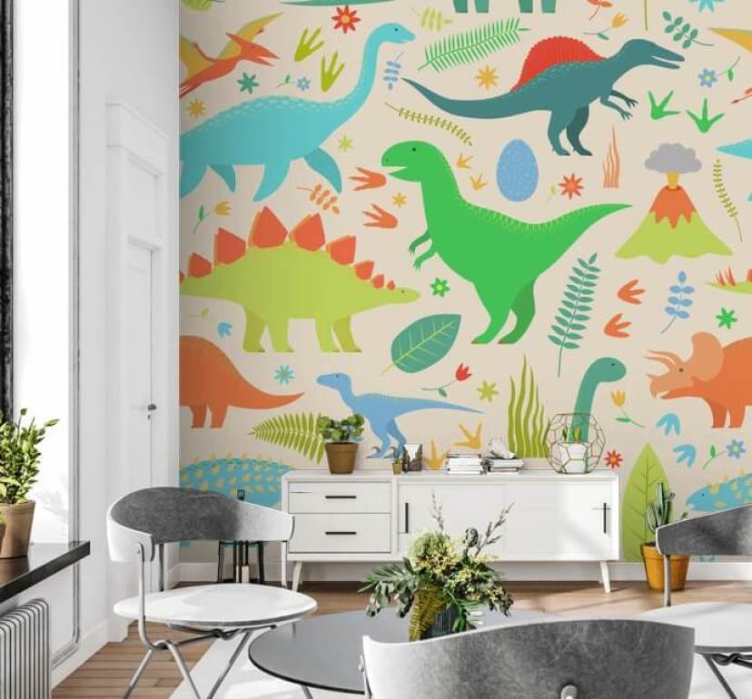 Dinosaurusbehang en muurschilderingen | Wallsauce NL