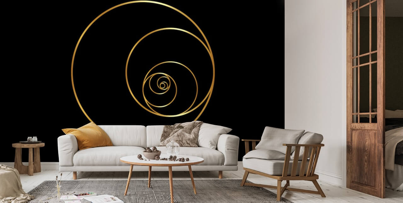 Fibonacci Sequence Spiral Wallpaper