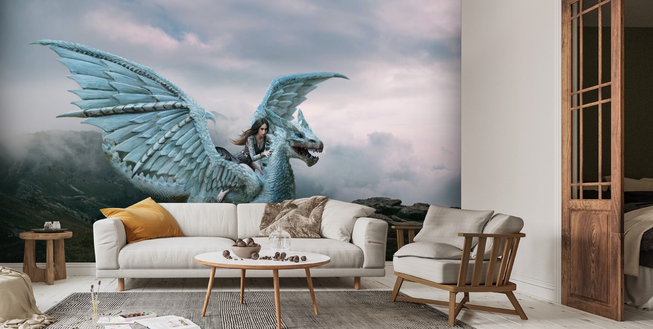 Dragon Princess Wallpaper | Wallsauce UK