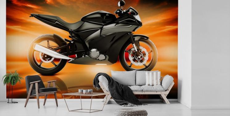 Motorbike Wallpaper & Motorcycle Murals | Wallsauce UK