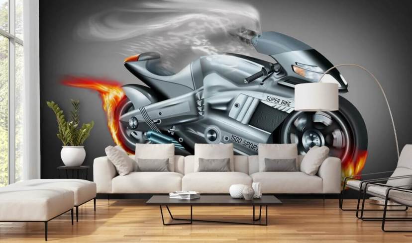 Motorbike Wallpaper & Motorcycle Murals | Wallsauce UK