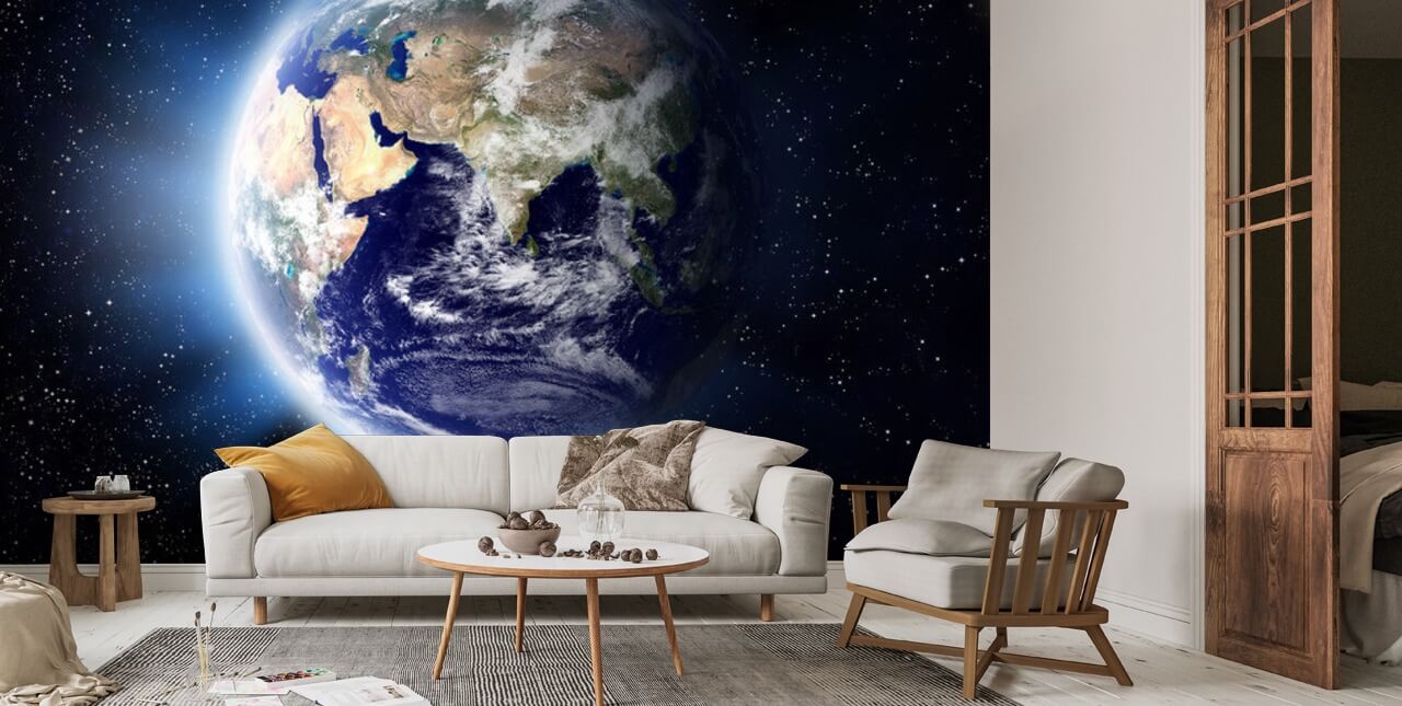 Earth Light Wall Mural | Wallsauce US